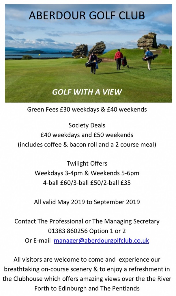 Visitor fees - AberdourGolfClub